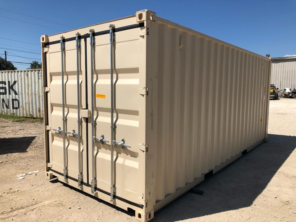 One-Trip 20’ Storage Container with Double-Doors - Land Containers