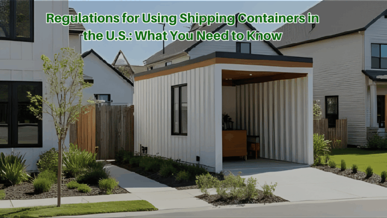 Regulations for Using Shipping Containers in the U.S.: What You Need to ...
